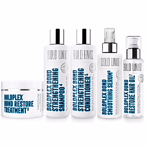 BoldPlex Complete Collection for Dry, Damaged Hair - Bundle Includes Bond Restore Treatment, Shampoo & Conditioner, Hair Serum, and Hair Oil - Repair, Condition, Hydrate, and Protect all Hair Types