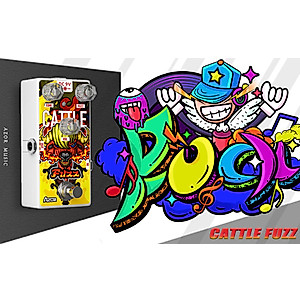 AZOR Fuzz Pedal Cattle Analog Guitar Effect Classic Stylish Pedal for Electric Guitar True Bypass