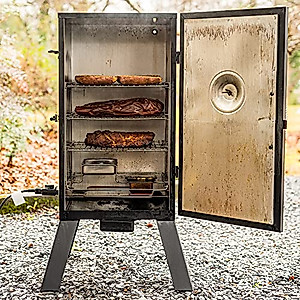 Masterbuilt MB20070210 Analog Electric Smoker with 3 Smoking Racks, 30 inch, Black & Weber Available Stephen Products 17149 Mesquite Wood Chips, 192 cu. in. (0.003 c, m