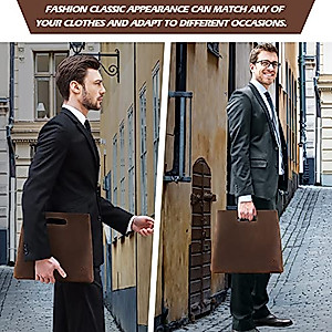 Ringsun Tote Bag for Women Men Minimalist Handbag Handmade from Full Grain Leather