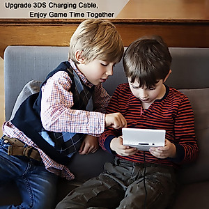 Toxaoii 3DS USB Charger Cable, Power Charging Cord Compatible with Nintendo New 3DS XL/New 3DS/ 3DS XL/ 3DS/ New 2DS XL/New 2DS/ 2DS XL/ 2DS/ DSi/DSi XL, Black