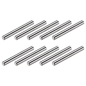 METALLIXITY Dowel Pin (5x40mm) 15Pcs, 304 Stainless Steel Shelf Support Pegs Pin Fastener Elements - for Metal Devices, Furniture Installation, Industrial, DIY