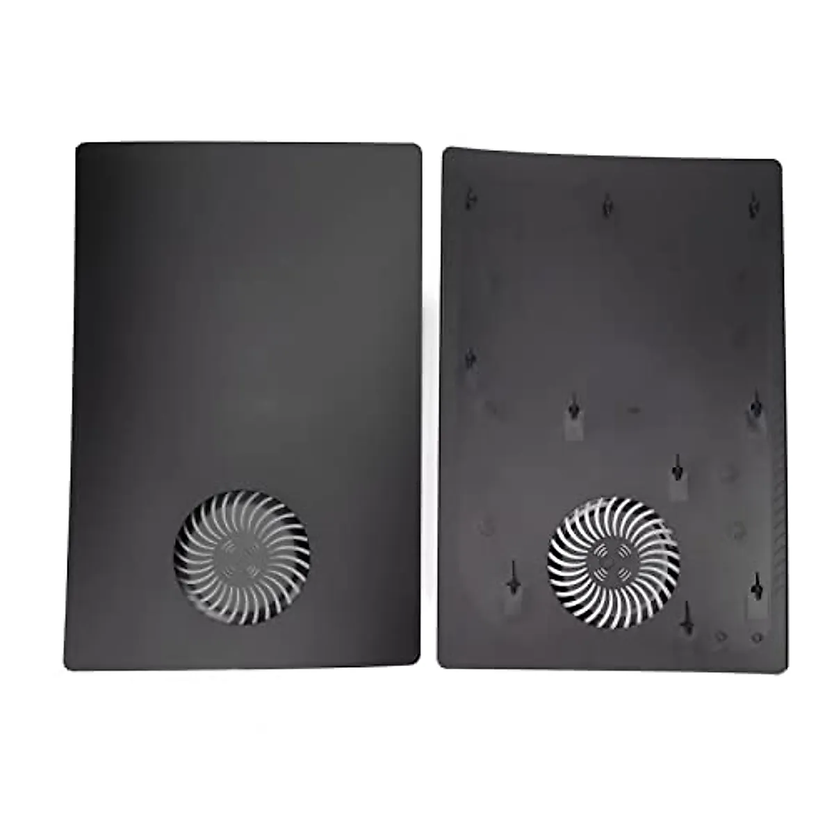 Console Panel Board Replaceable Heat Dissipation Scratchproof Matte Black Front Cover with Heating Fan for Game Console