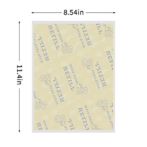 Wasp Trap Refill Sticky, Yellow Jacket Trap Refills Fly Paper Boards Replacement Pads Set (8 PCS)