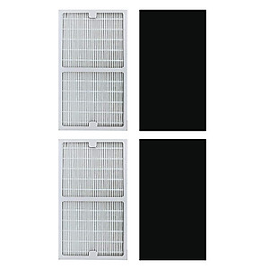 Replacement Idylis Air Purifier Filters C - 2 Pack Hepa & Carbon Filter Set for Idylis Air Purifiers IAP-10-280, IAP-10-200, Part # IAF-H-100C, IAFH100C