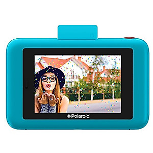 Zink Polaroid Snap Touch Portable Instant Print Digital Camera with LCD Touchscreen Display (Blue)