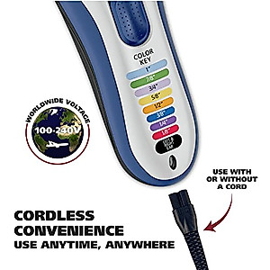 Wahl Color Pro Cordless Rechargeable Hair Clipper & Trimmer – Easy Color-Coded Guide Combs - for Men, Women, & Children – Model 9649P