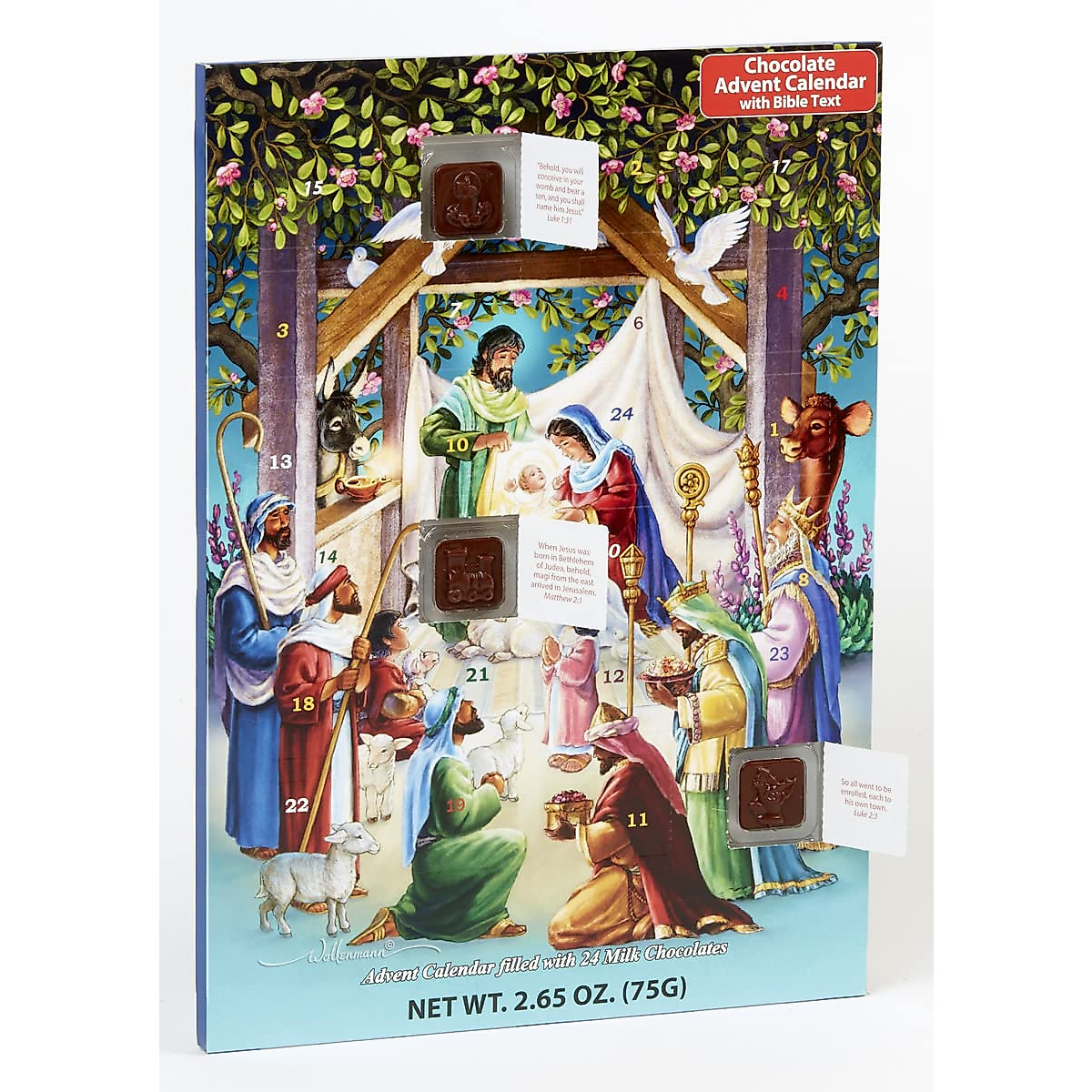 Alleluia Chocolate Advent Calendar (Countdown to Christmas)