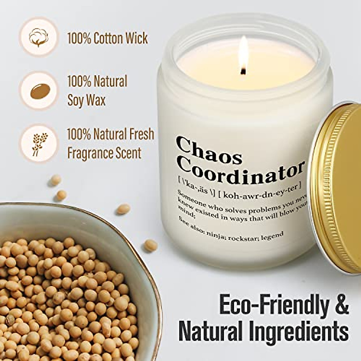 Chaos Coordinator Gifts - Boss Lady Gifts for Women on Boss Day Birthday Christmas Mother's Day Fathers Day Valentines Thank You Gifts for Manager Office Coworkers Mom Dad Teacher Friend Men Her Him