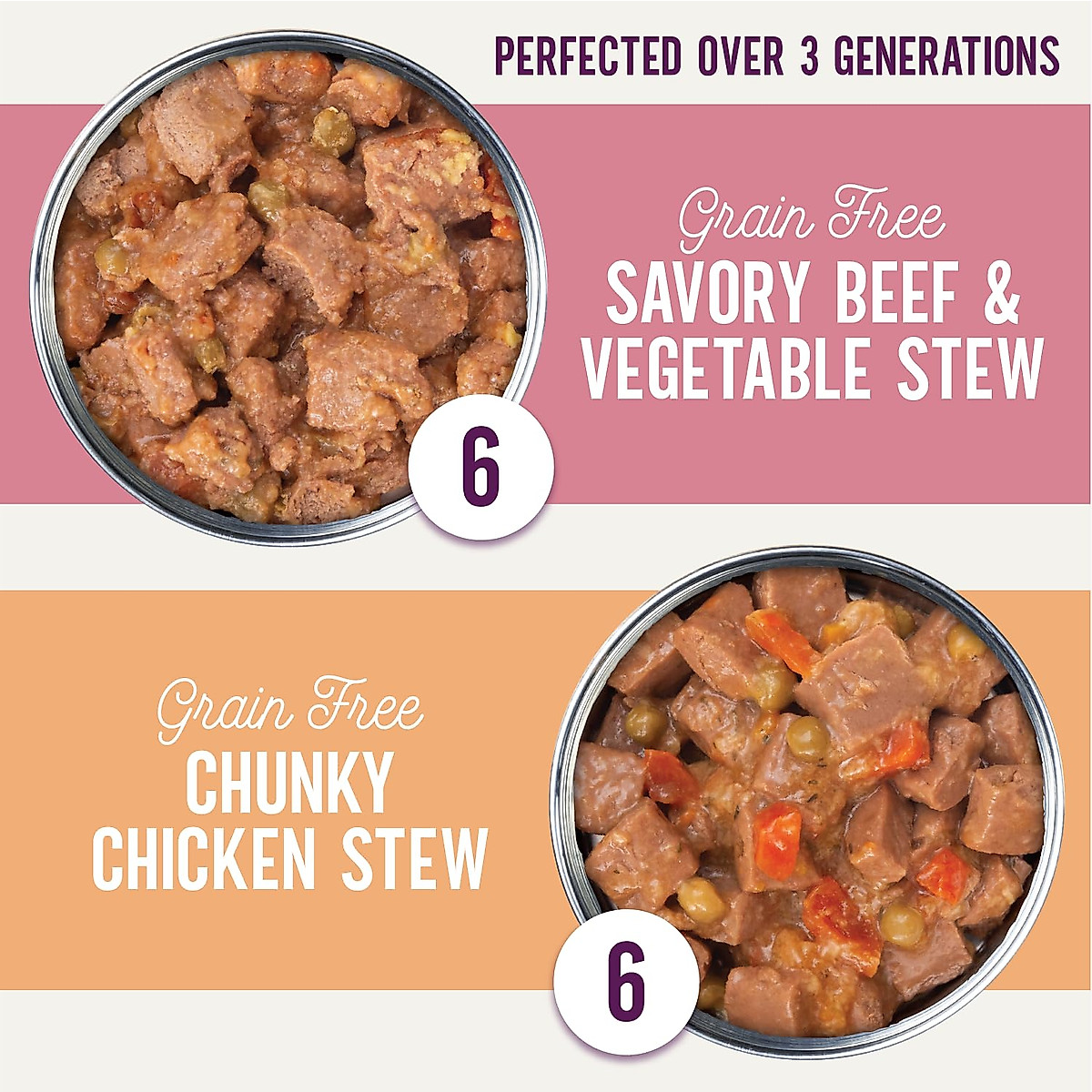 Health Extension Variety Pack - Chicken & Beef Stew Grain-Free Wet Dog Food, 12.5 oz - High-Protein Recipe, Hydration Support, Ideal for All Breeds (Case of 12 Cans)