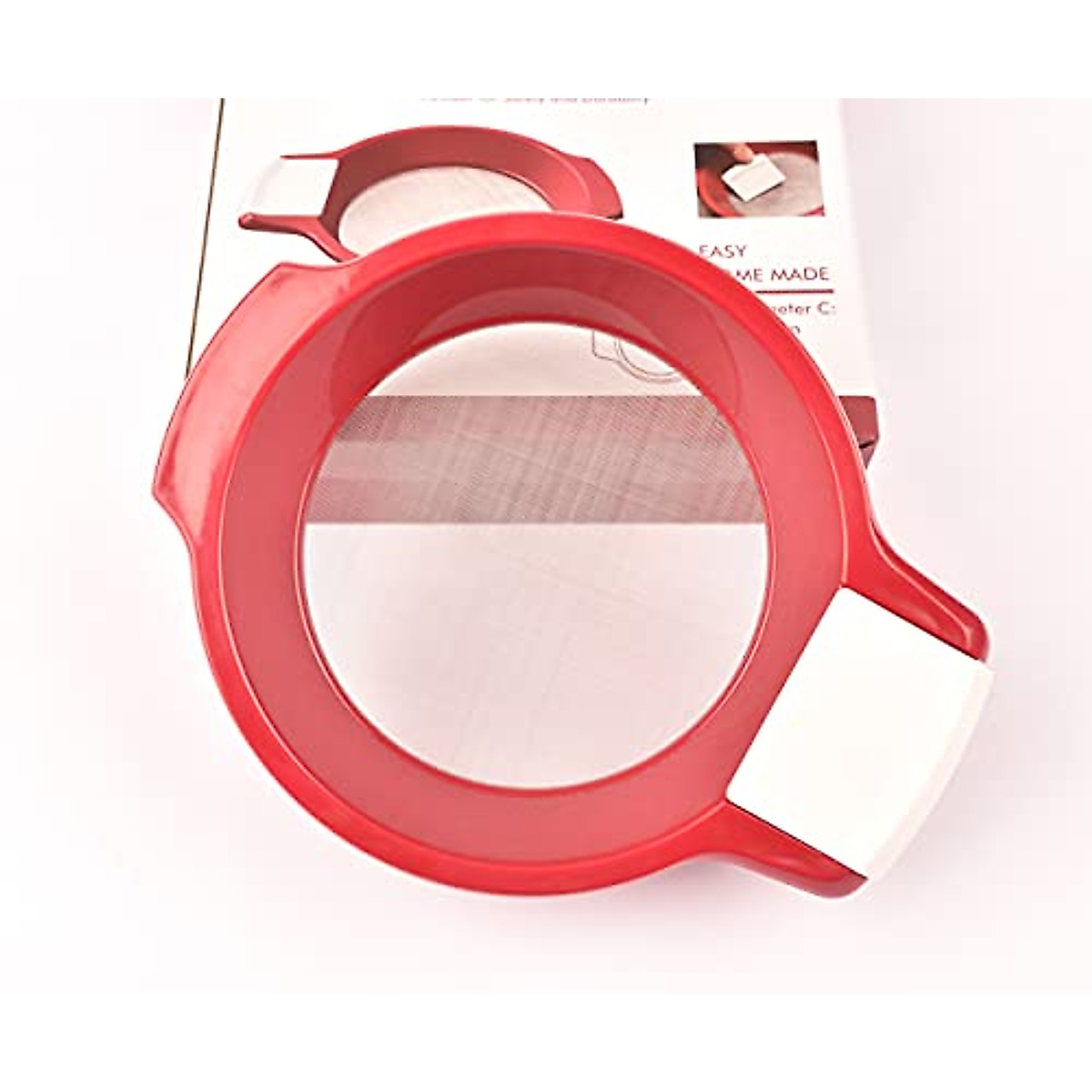 Mini manual flour sieve/juice filter/Sifting Pan Fine Mesh Strainer/Flour Sieve/Icing and Sugar Sifter,60 mesh 6.7 inch