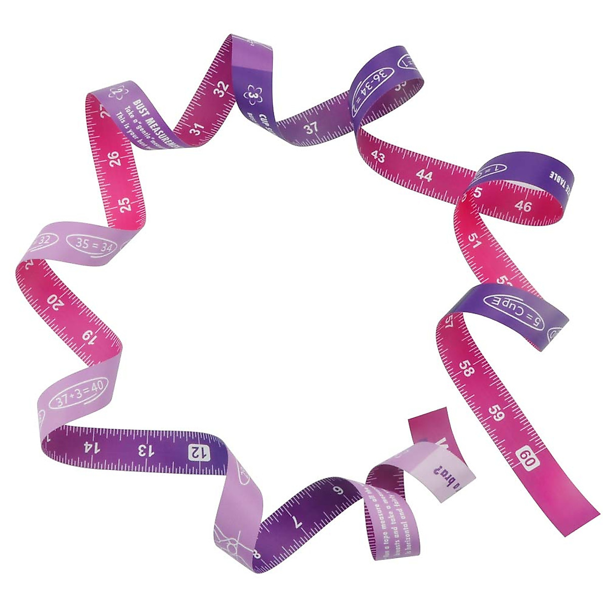 Edtape Professional Bust Tape Measure, Bust Measuring Tape for Women Girl Lady Female, Bust Measurement Tape, Chest Measurement Tape,Bust Ruler,Bra Tape Measure (60 INCH)