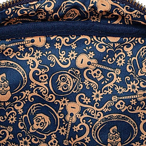 Loungefly Pixar Coco Marigold Bridge Guitar Strap Crossbody Purse Handbag