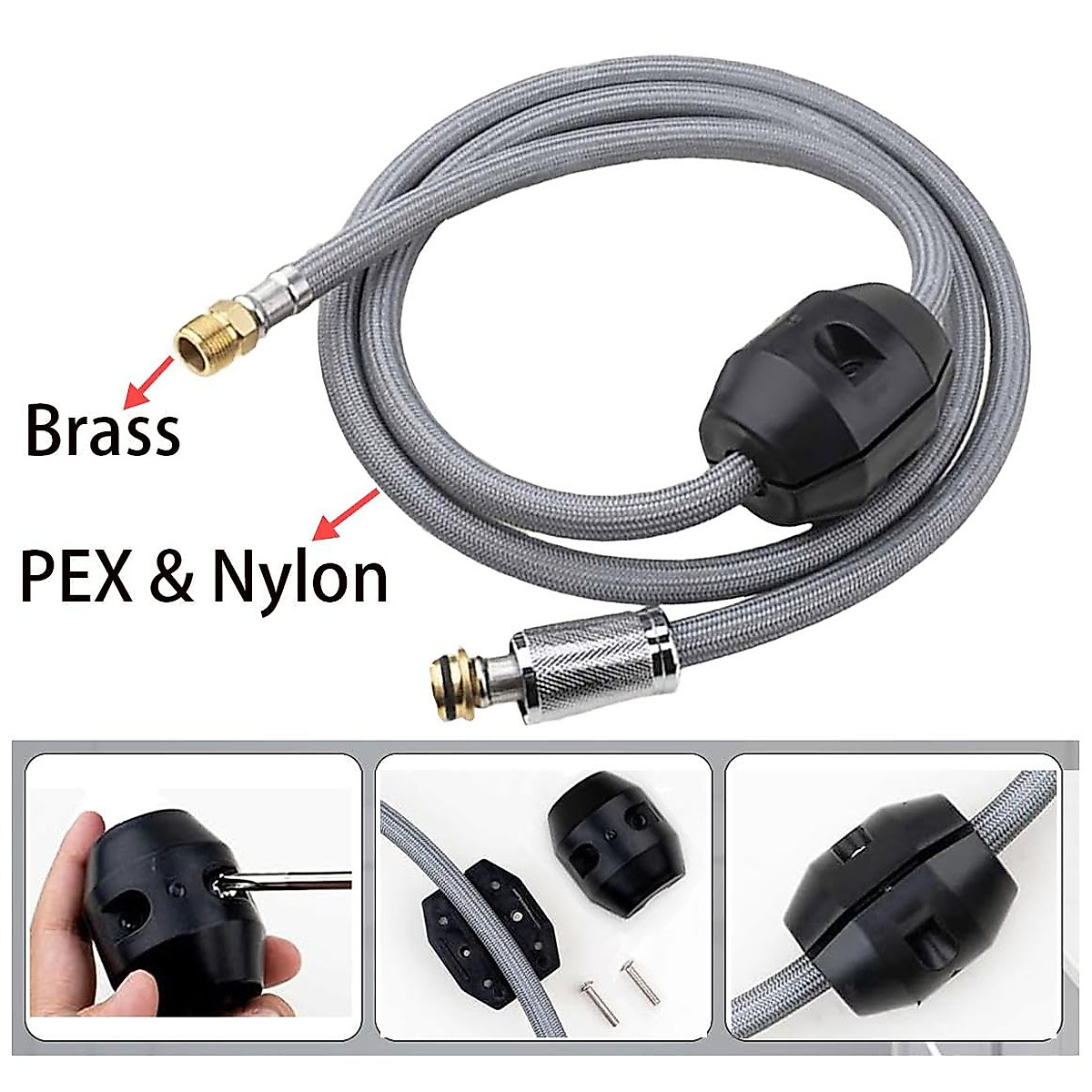 Pull-out Faucet Hose Replacement Compatible for Grohe 48293000 Flexible Shower