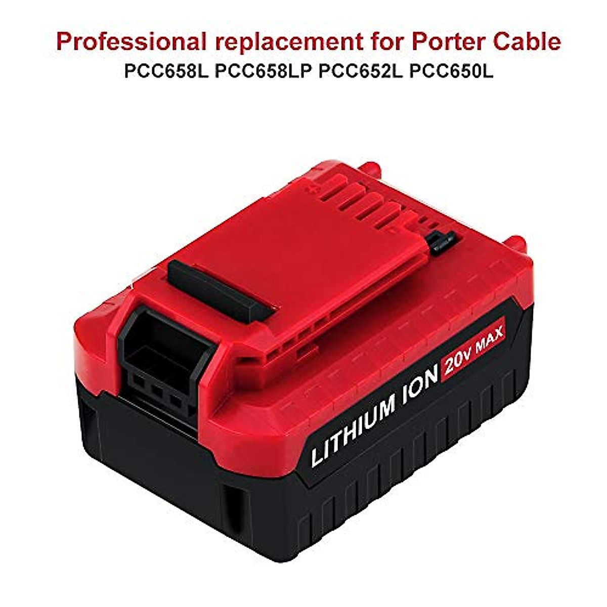 Dosctt 2 Packs 6.0Ah 20 Volt PCC685L Replacement Battery Compatible with Porter Cable 20V Lithium Battery PCC680L PCC682L PCC681L PCC685LP Cordless Tools Batteries