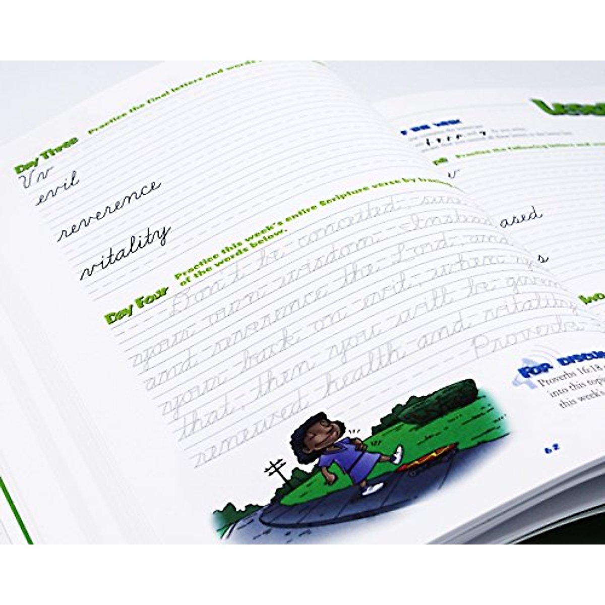 6th Grade Cursive Handwriting Workbook Level F by A Reason For - Learning Workbooks for Kids Age 10-12 - Practice Paper Books for Spelling and Reading for Sixth Grader - Homeschool Resource to Learn Scripture