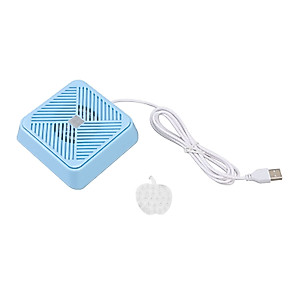 lesiega Portable Mini Dishwasher USB Sound Vibration Electrolytic Water Purification Waterproof Ideal for Fruits Compact and Convenient Fruit Dishwasher(BLUE)