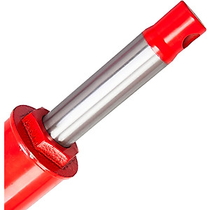 BIG RED T30808 Torin Hydraulic Long Ram Jack with Double Piston Pump and Clevis Base (Fits: Garage/Shop Cranes, Engine Hoists, and More): 8 Ton (16,000 lb) Capacity, Red