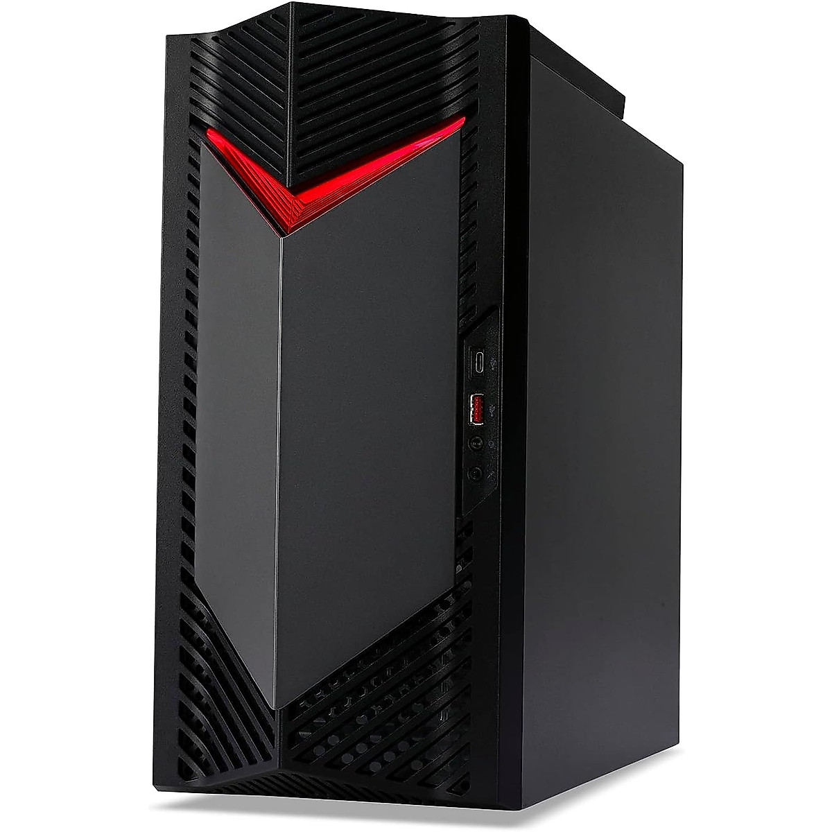 Acer Nitro 50 N50-650-UR13 Gaming Desktop | 13th Gen Intel Core i5-13400F 10-Core Processor | NVIDIA GeForce RTX 3060 | 16GB 3200MHz DDR4 | 512GB SSD | 1TB HDD | Intel Wi-Fi 6E AX211 | Windows 11 Home