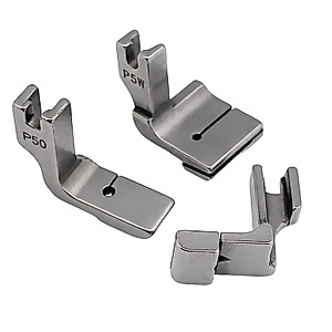 Fbshicung 3PCS Gathering Pleated/Shirring Presser Foot #P5 P50 P5W for Industrial Sewing Machine JUKI Brother