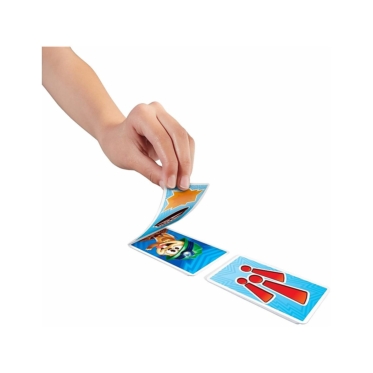 Mattel Games WHAC-A-MOLE Match-A-MOLE Kids Card Matching Game with Mole Smackers for 2 to 3 Players 5 Year Old & Up