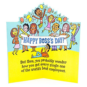 Hallmark Funny Boss's Day Card from All (Card for Boss from World's Best Employees)