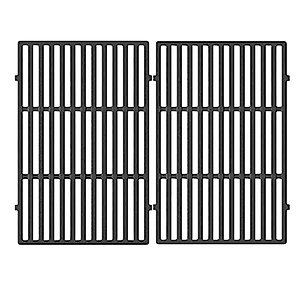 Blackhoso 7638 7639 7527 65906 Grill Grates for Weber Spirit E-310 E-320 S-310 300 Series Spirit II E-310 SP320 Cast Iron Grids Weber Smokefire ex4 ex6 Grates, Genesis Gold B/C Gas Grills