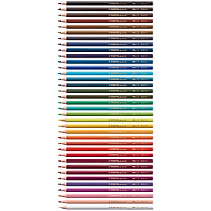 Colouring Pencil - STABILOaquacolor - Wooden case of 36 - Assorted Colours