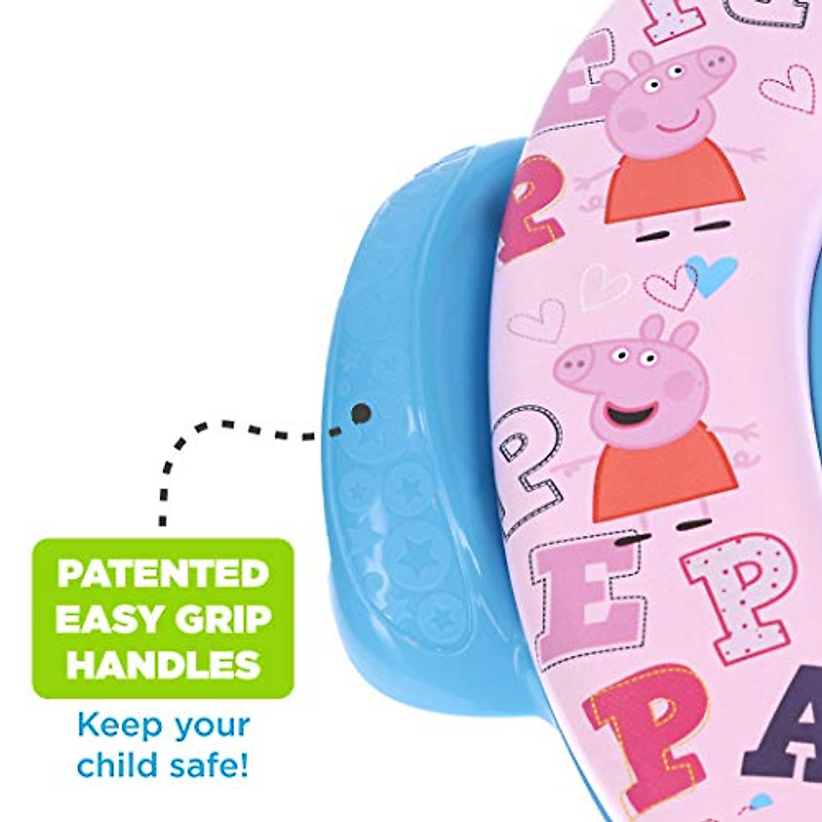 Peppa Pig "I'm Peppa Pig" Soft Potty Seat and Potty Training Seat - Soft Cushion, Baby Potty Training, Safe, Easy to Clean