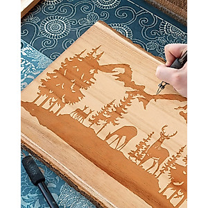 Wood Planks 13 Inch Wood Slices Rectangle Wood Plank with Bark for Woodburning/Pyrography/Décor/Sign/Country Weddings