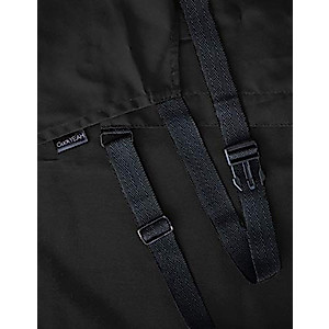 Cute Black Kitchen Bib Apron For Women and Men - With 2 Pockets and Graphic - For Chefs and Home Cooking - Adjustable Strap - Water Resistant - Multi-sized - Gift Box (Cooking Ninja (Men)