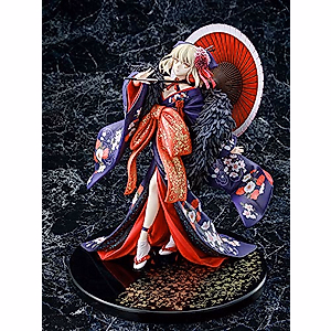Kadokawa Fate/Stay Night: Heaven's Feel: Saber/Alter (Kimono Version) 1:7 Scale PVC Figure, Multicolor