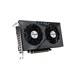 GIGABYTE Radeon RX 6500 XT Eagle 4G Graphics Card, WINDFORCE 2X Cooling System, 4GB 64-bit GDDR6, GV-R65XTEAGLE-4GD Video Card
