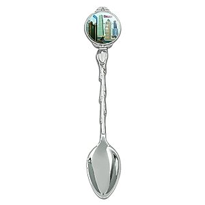 Chicago Hancock Building Willis Tower Cloud Gate Bean Novelty Collectible Demitasse Tea Coffee Spoon