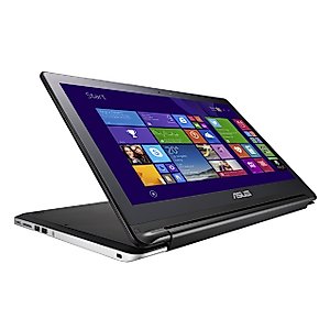ASUS Flip 2-in-1 TP500LA-AS53T Laptop (Windows 8, Intel Core i5-5200U 2.2 GHz, 15.6" LED-lit Screen, Storage: 1 TB, RAM: 8 GB) Black/Silver