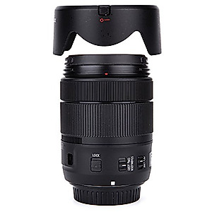 JJC Reversible Lens Hood Shade Protector EW-73D Replacement for Canon EF-S 18-135mm F3.5-5.6 is USM (Fits 18-135mm USM Only) & for Canon RF 24-105mm F4-7.1 is STM Lens