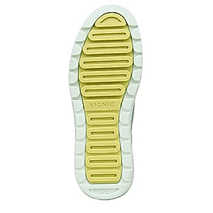 Vionic Women's Abyss Wiley Casual Lace-Up Sneaker- Supportive Platform Walking Shoes That Include Three-Zone Comfort with Orthotic Insole Arch Support, Wasabi 5 Medium