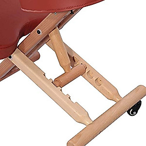 Master Massage Wooden Posture Kneeling Chair, Adjustable Stool for Home and Office -Cinamon
