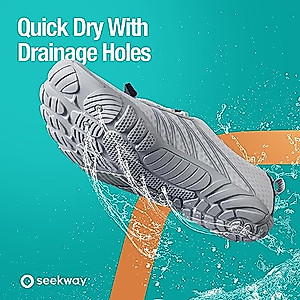 SEEKWAY Water Shoes for Women Adult Quick-Dry Aqua Sock Barefoot Men for Beach Swim River Pool Lake Hiking Kayaking Surfing