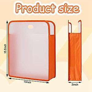 Vogely 4Pcs 15.8 X 13 X 3 Inches Scrapbook Paper Storage Organizer Box, Expandable Paper Folio12 X 12 Sheets,for Cardstock