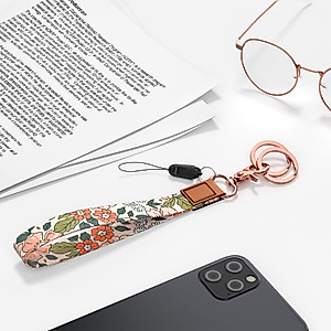 Rimilak Wristlet Keychain, Wrist Lanyard Key Chain for Women Men Car Keys ID Badges Card Wallet Phone Camera