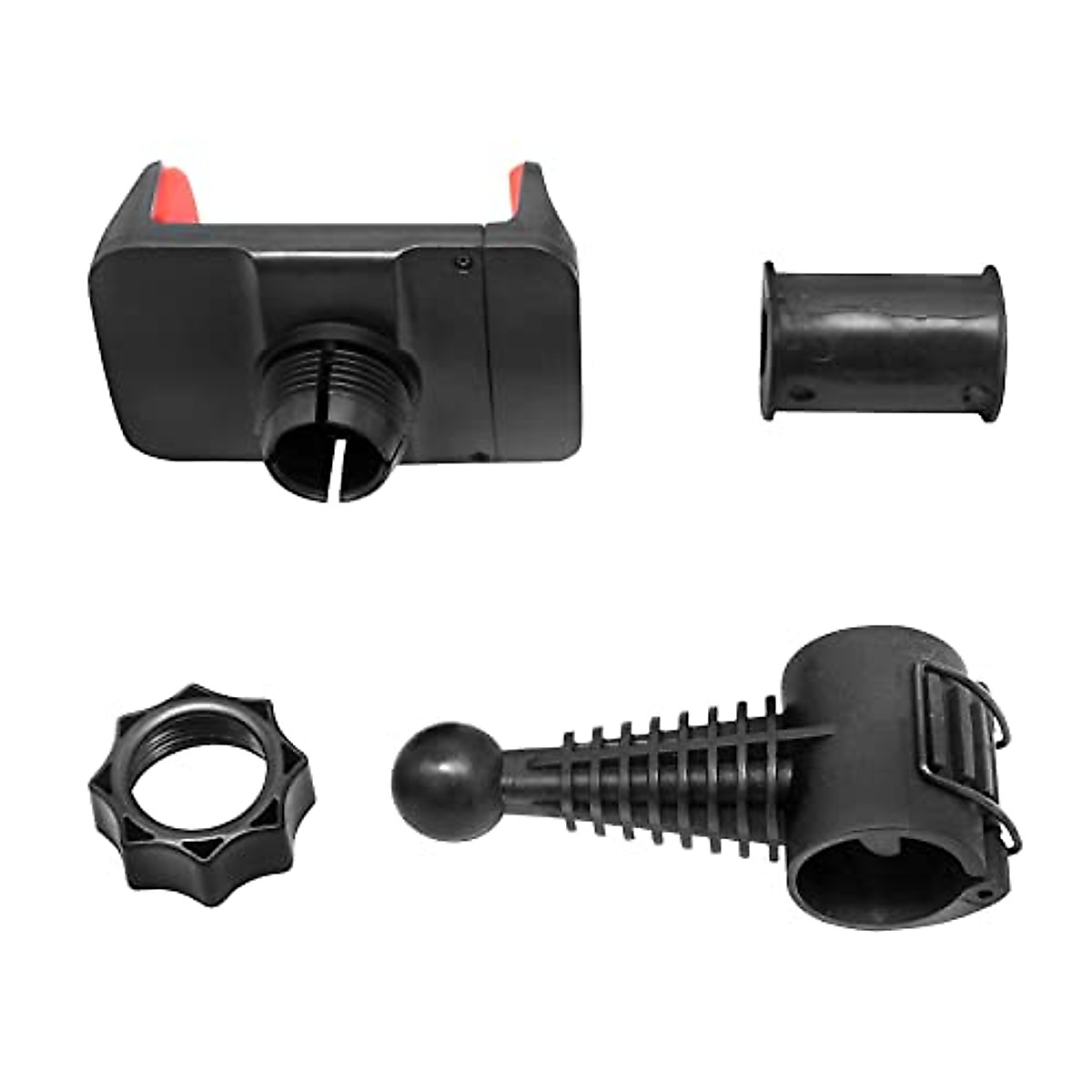 sumcoo Car Seat Phone Holder Mount for Kids, Ring Light Tripod Stand Phone Mount Holder Clamp Post Flexible Direction Adapter Rotatable Monopod Selfie Stick Adjustable for Live Stream/TikTok/YouTube