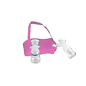 The LaVie 2oz Organic Pumping Spray with Pumping Bra for Handsfree Breastfeeding, Nursing or Pumping, Essential Support for Clogged Ducts, Mastitis, and Engorgement