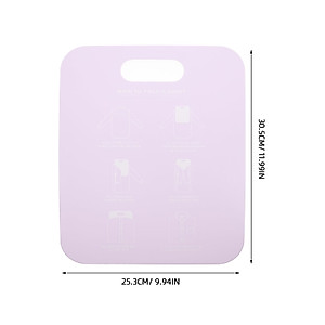 Cabilock 6 Pcs Clothes Board Clothes Folding Board Pants Folding Board for Shirt Pants Folding Board Plastic Folder Board Shirt Form Template Household Pp Travel Lining Clothing