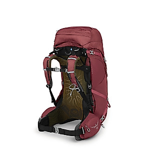 Osprey Aura AG 50L Women's Backpacking Backpack, Berry Sorbet Red, WM/L