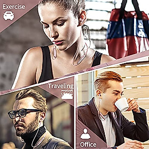 KLOKOL Bluetooth Headphones Neckband 20Hrs Playtime V5.0 Wireless Headset Sport Noise Cancelling Earbuds w/Mic for Gym Running Compatible with iPhone Samsung Android