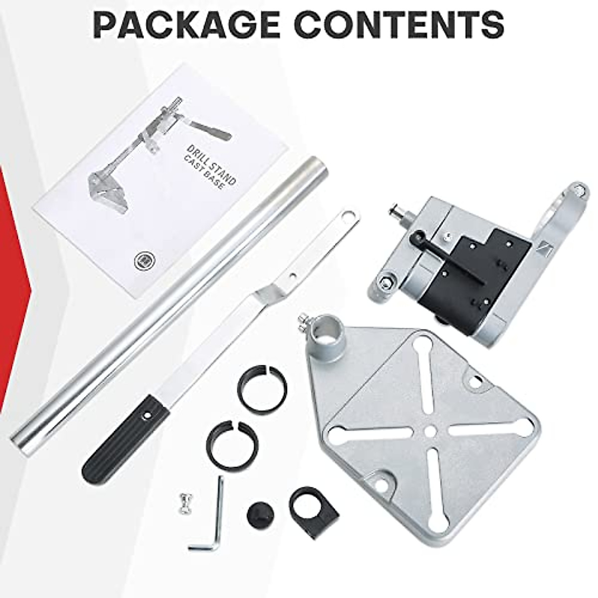 MAOPINER Universal Electric Drill Press Stand Tool Drill Stand Bench Clamp Drill Press Stand for Hand Drill Workstation Repair Tool Clamp