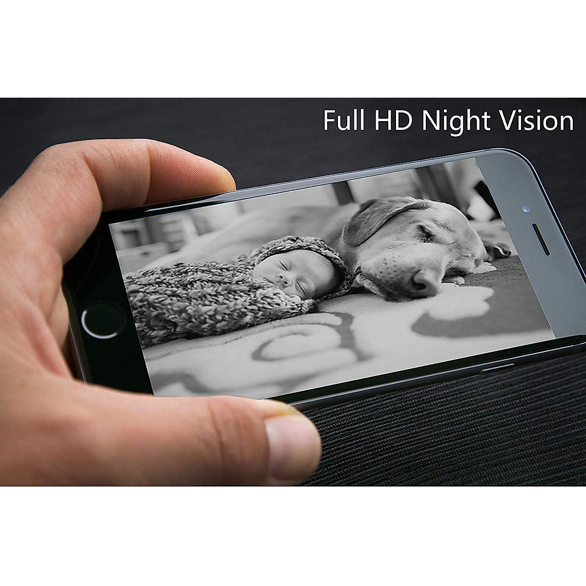 DOGNESS Wi-Fi Pet Camera with Treat Dispenser for Dogs and Cats. 1080P HD Video, 165° Full-Room View, 2-Way Audio, Sound/Motion Alerts, Night Vision, Pet Monitor, White