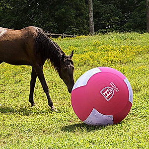 Harrison Howard Howdy Bally Pink Camo Print Mega Ball Cover for Equine-25 Inch