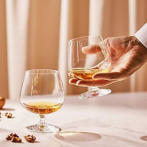 Krosno Brandy Cognac Snifter Glasses | Set of 6 | 16.2 oz | Balance Collection | Perfect for Home Restaurants and Parties | Dishwasher Safe | Gift Idea | Made in Europe